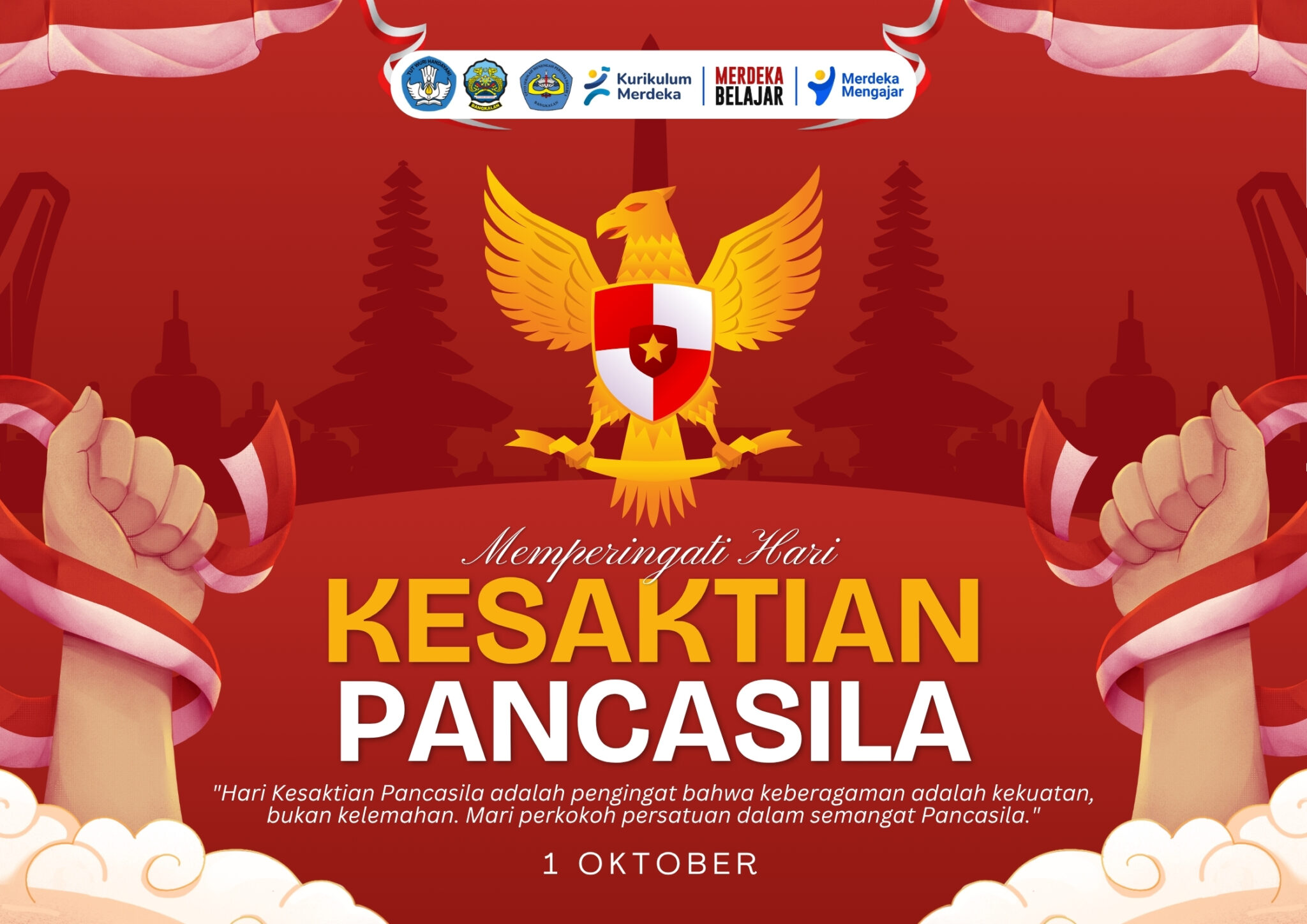 Upacara Hari Kesaktian Pancasila Tahun 2025 - SPENTRIBA